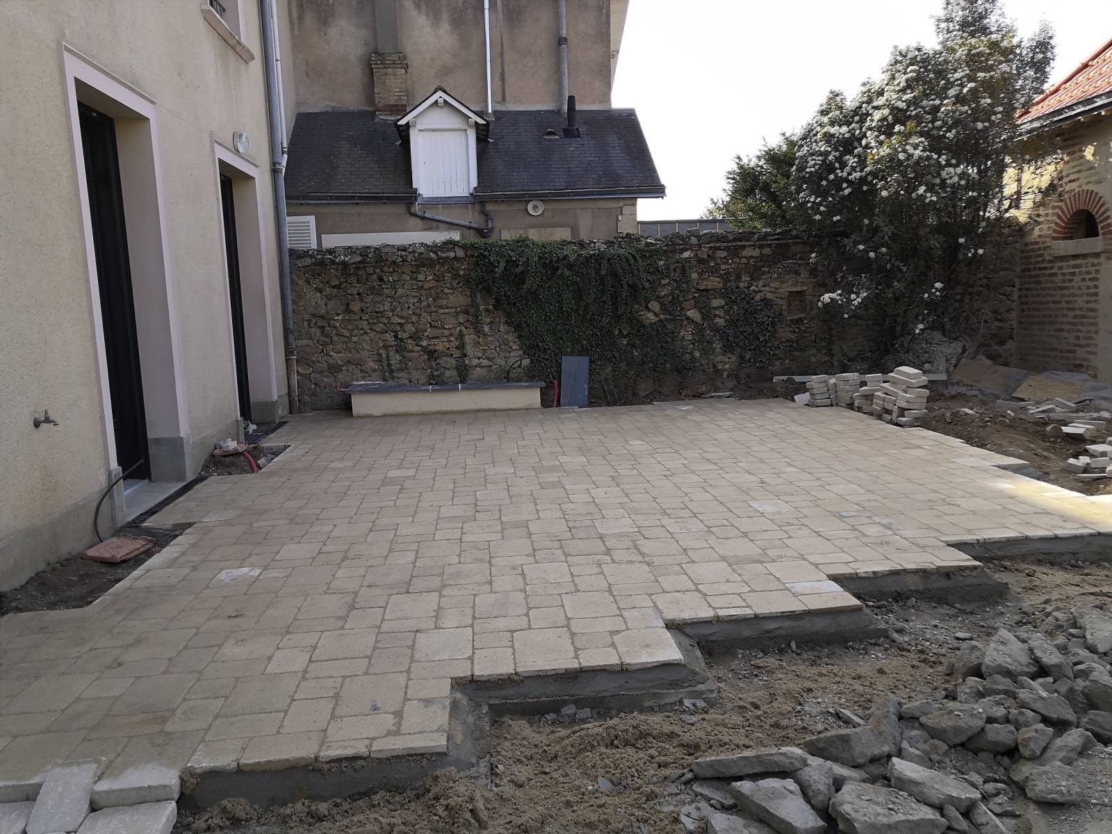 Pavage béton